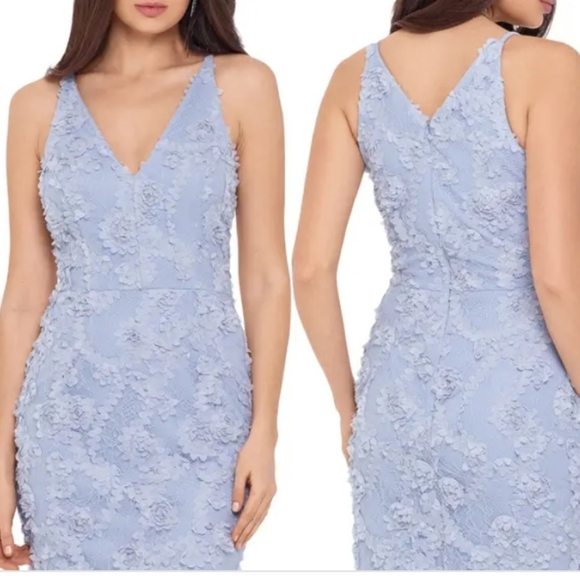 Xscape | Dresses | Xscape Vienna Lace Applique Dress | Poshmark